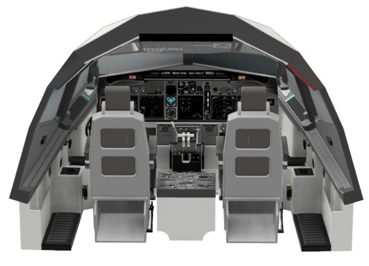 737 DS Cockpit
